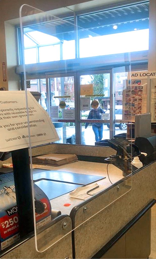 AM - Heavy Duty Acrylic Counter Guard - J.D. Honigberg International, Inc.